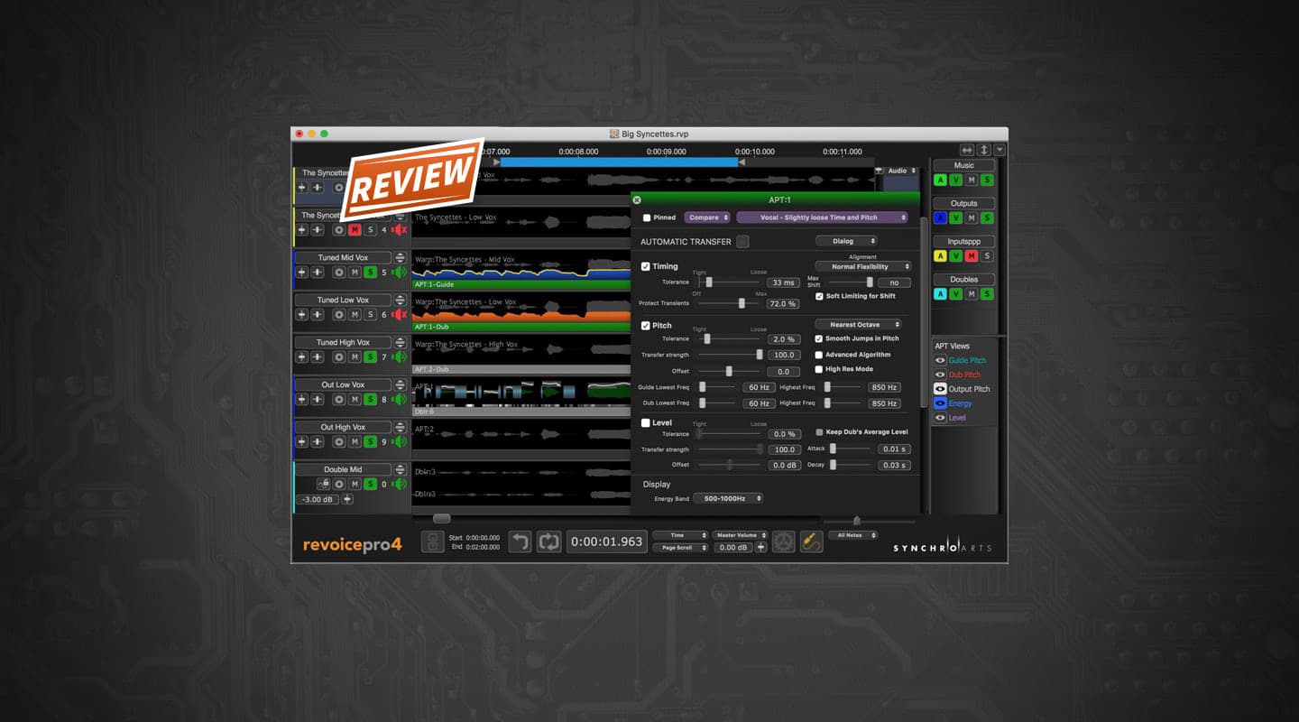 Review: Synchro Arts Revoice Pro 4 — AudioTechnology