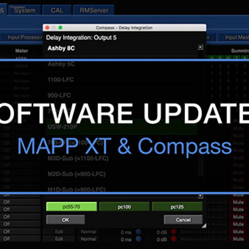 Meyer Sound Updates MAPP XT & Compass Software — AudioTechnology