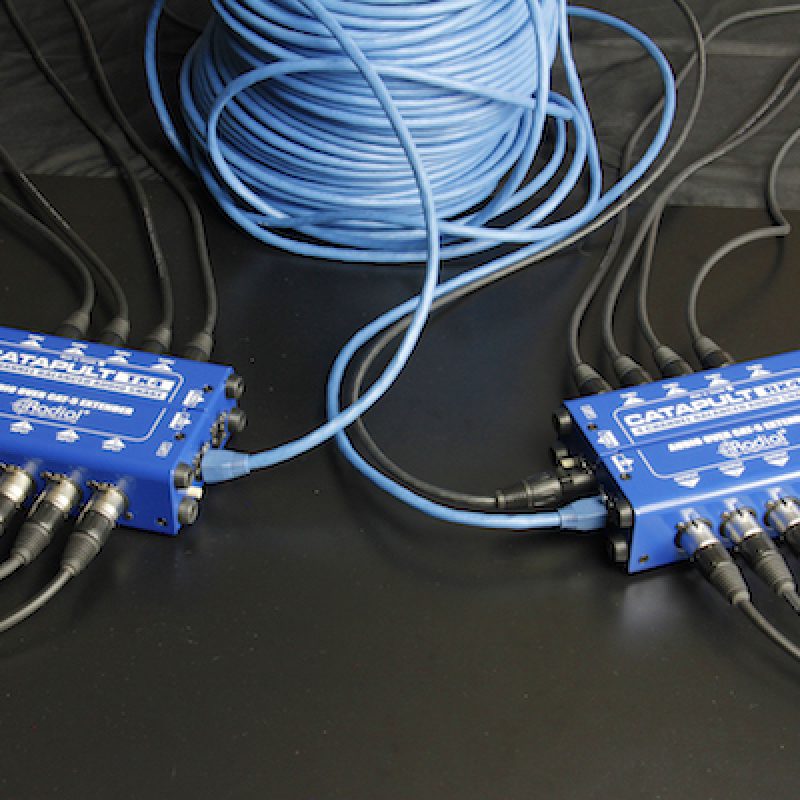 RADIAL CATAPULT FOUR-CHANNEL DIGITAL SNAKE — AudioTechnology