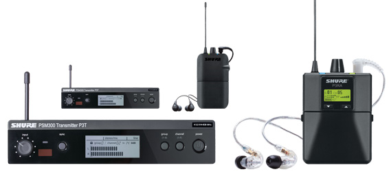 SHURE PSM300 WIRELESS PERSONAL MONITORING SYSTEM — AudioTechnology
